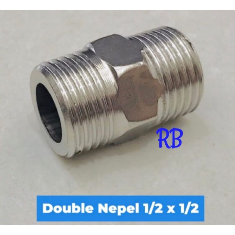 Jual Double Neple 1/2" x 1/2" | Shopee Indonesia
