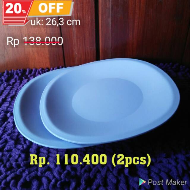Jual Piring besar / Dining Plate (2bh) | Shopee Indonesia
