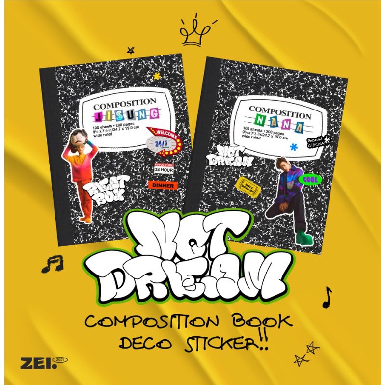 Jual NCT DREAM Beatbox Deco Sticker Set ukuran A5 | Shopee Indonesia