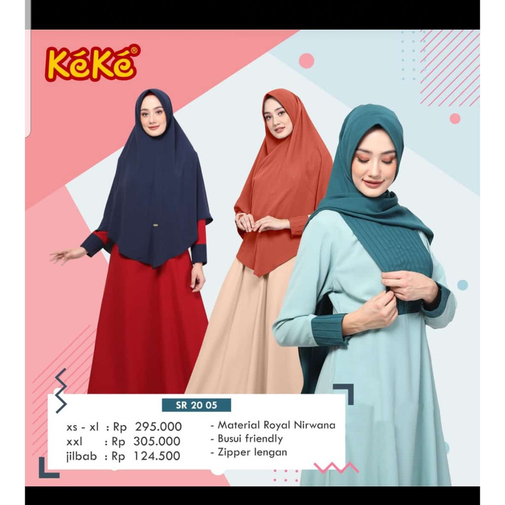 Jual Busana_Keke ~ Model Terbaru set Gamis syar'ie SR 20 05 By Keke ...