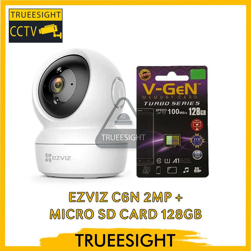 Jual EZVIZ C6N 2MP + MICRO SD CARD 128GB CCTV WIFI | Shopee Indonesia