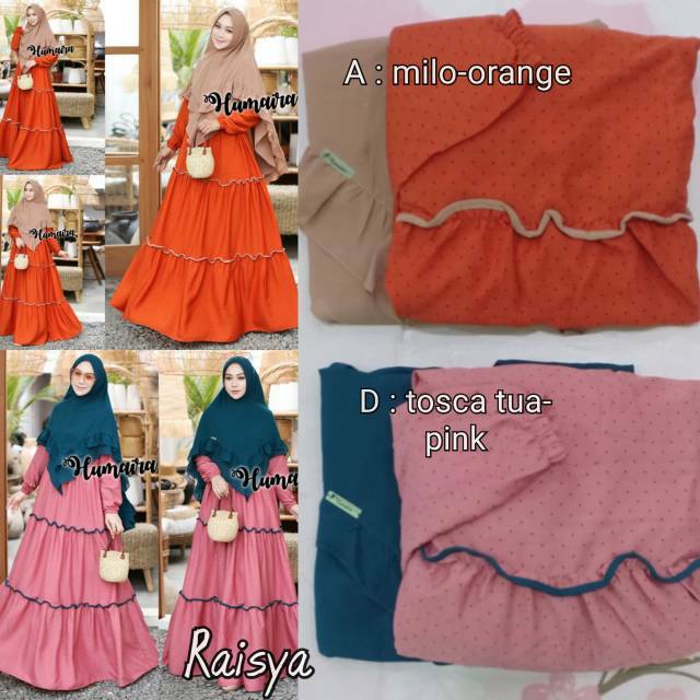 Jual Gamis syari Raisya ori humaira | Shopee Indonesia