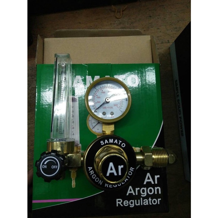 Jual Argon regulator samato - samato regulator argon samato | Shopee ...