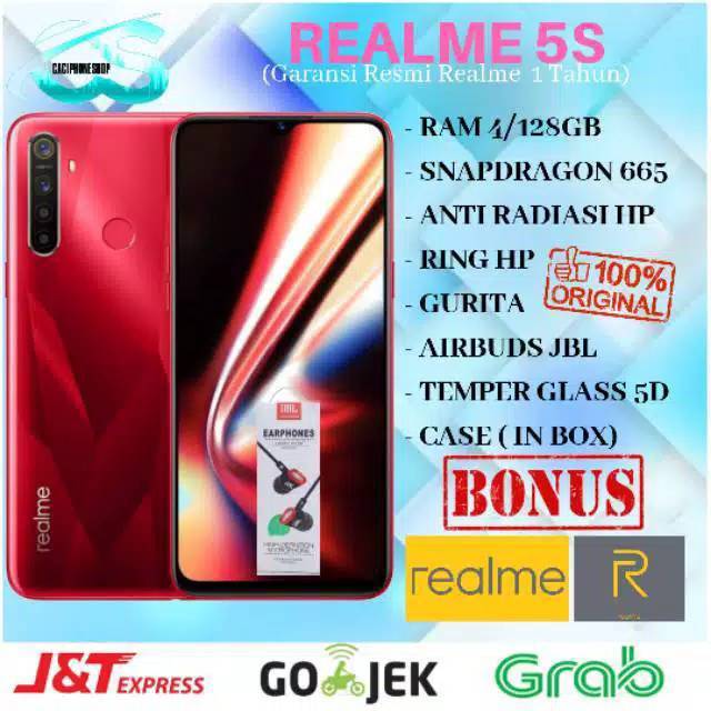 Jual REALME 5S RAM 4GB INTERNAL 128GB GARANSI RESMI | Shopee Indonesia