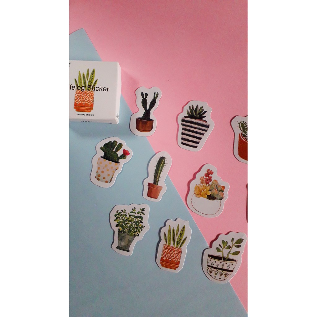 Jual Sticker Plants Isi 45 pcs | Shopee Indonesia