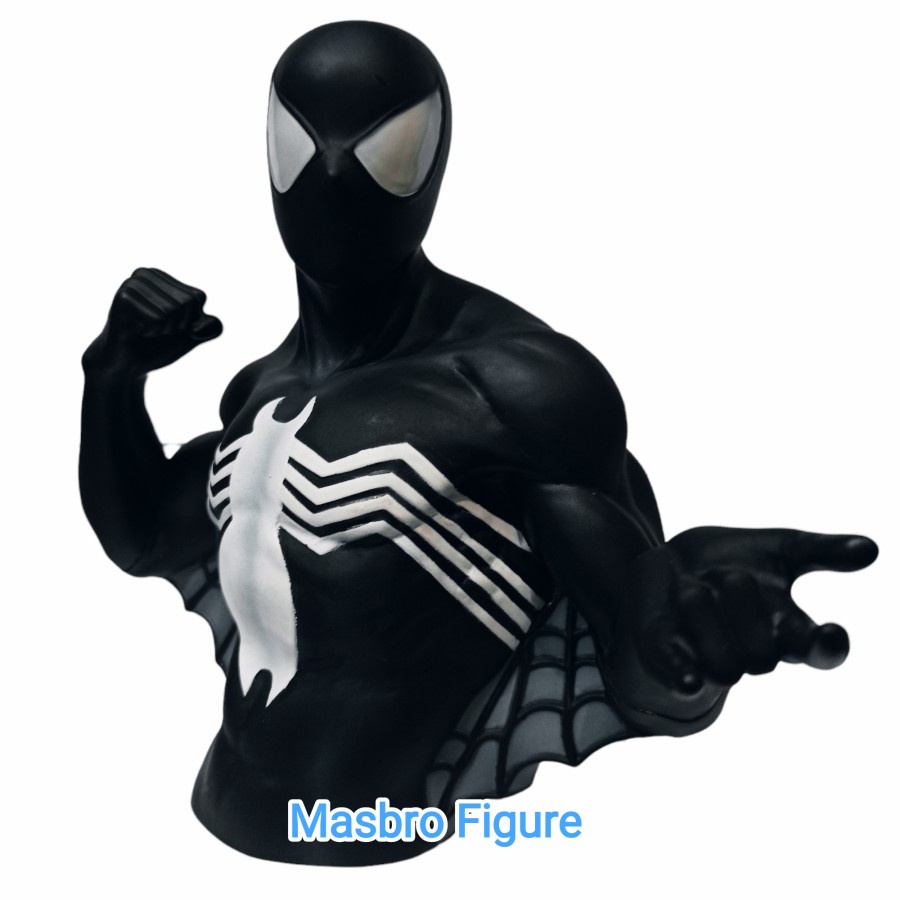 Jual Marvel Black Costume Spider-man Bust Bank Spider-man Hitam ...