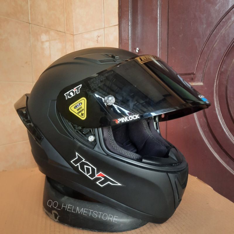 Jual KYT FALCON FR BLACK DOFT PAKET GANTENG | Shopee Indonesia