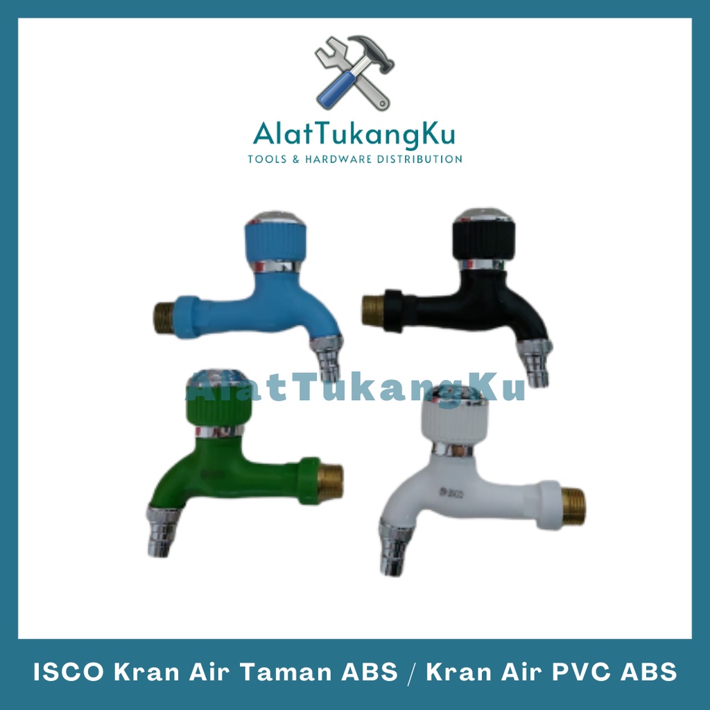 Jual ISCO Kran Air Keran Taman 1/2 Inchi 3/4" ABS 8127 1/2 INCI 3/4 ...