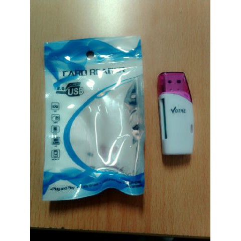 Jual CARD READER VOTRE SD01 4 IN 1 (007306) | Shopee Indonesia