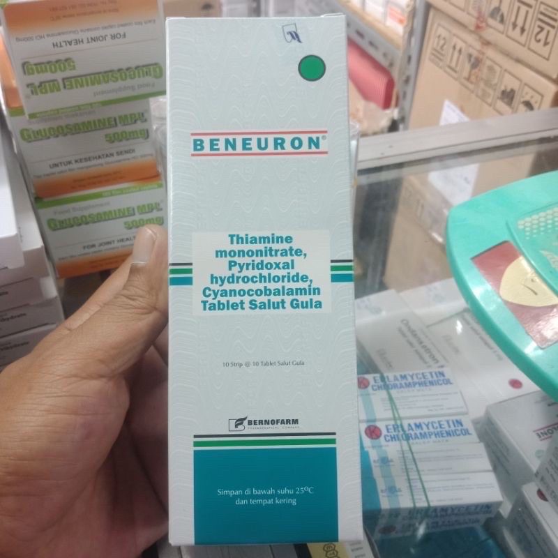 Jual BENEURON PER BOX 100tablet Obat Terapi kekurangan Vitamin B ...