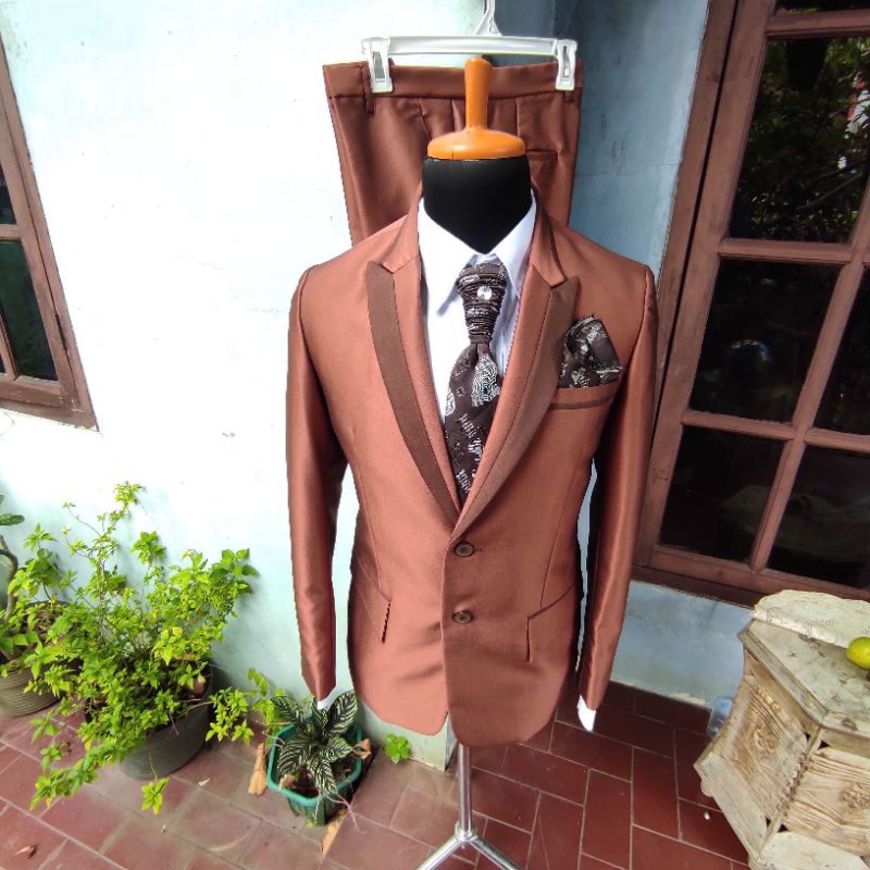 Jual 1 stel jas semi woll jas pengantin jas manten jas nikah jas akat ...