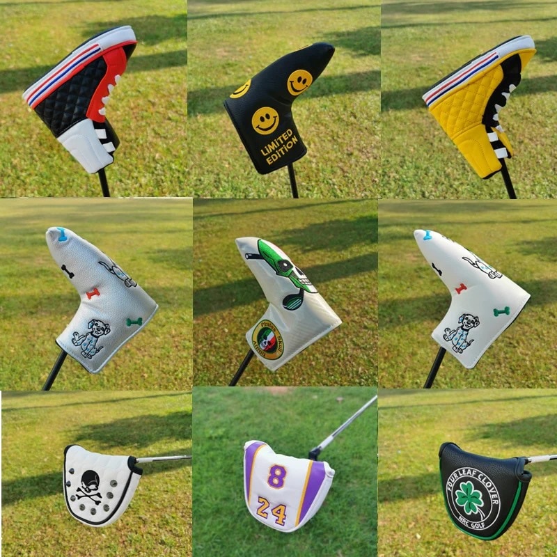 Jual PREORDER Variety of putter covers Golf club head cover L-shaped ...