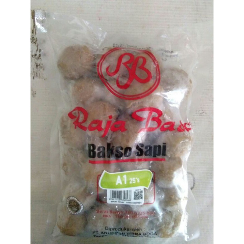 Jual Raja Baso/Bakso sapi/isi 25 biji/350g (Bandung) | Shopee Indonesia