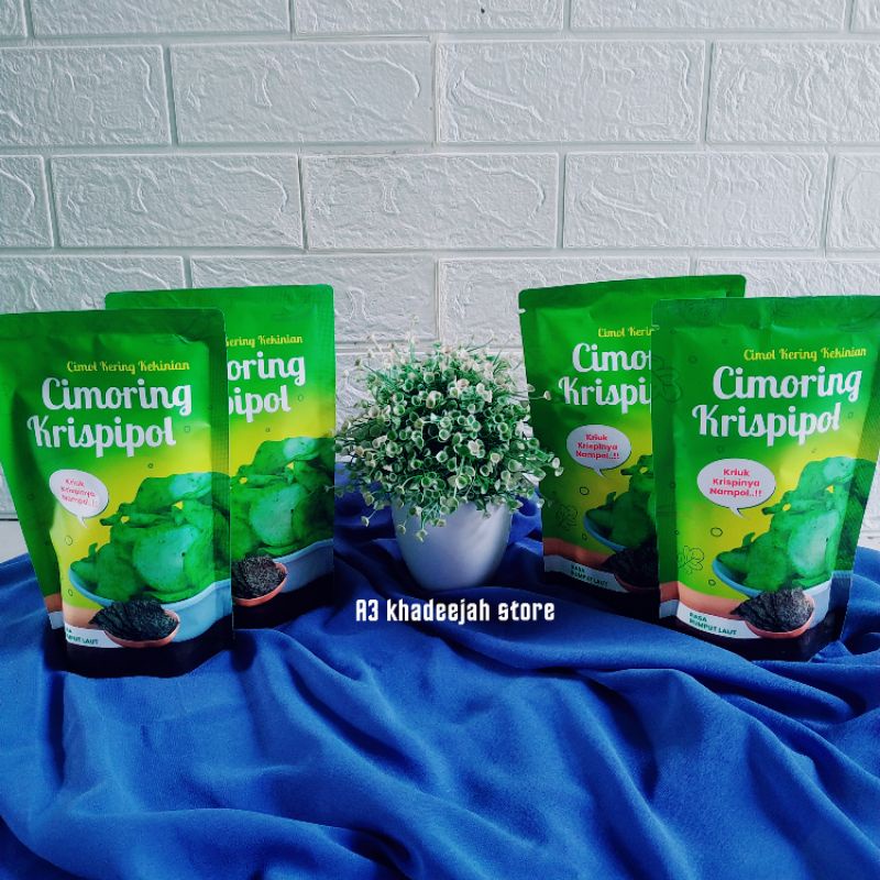 Jual CIMORING KRISPIPOL RUMPUT LAUT CIMOL KERING KEKINIAN CEMILAN SEHAT ...