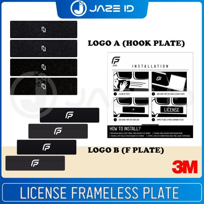 Jual FRAMELESSPLATE Frameless Plate Dudukan Plate Plat Nomor Mobil ...