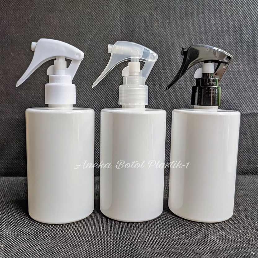 Jual Botol Spray Triger 250ml Tebal Impor Pet Putih Triger Mini Rf | Shopee Indonesia
