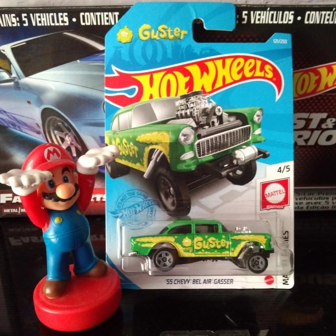 Jual Hotwheels 55 Chevy Bel Air Gasser Guster Japan Sticker | Shopee ...