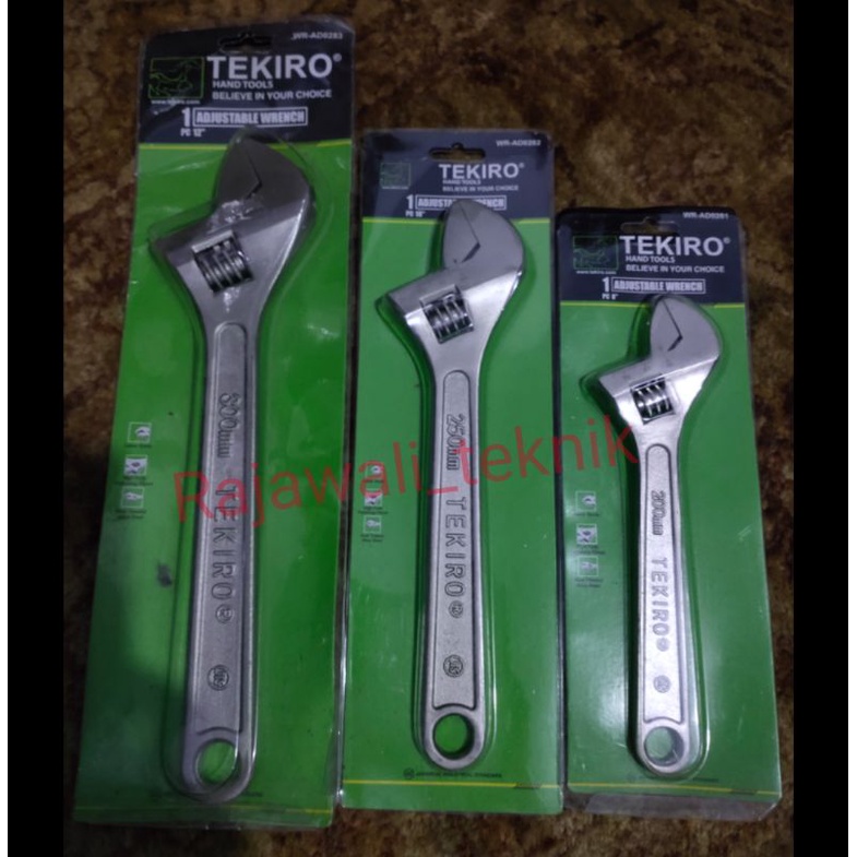 Jual Tekiro Kunci Inggris 10 inch / adjustable wrench Tekiro 10 inch ...