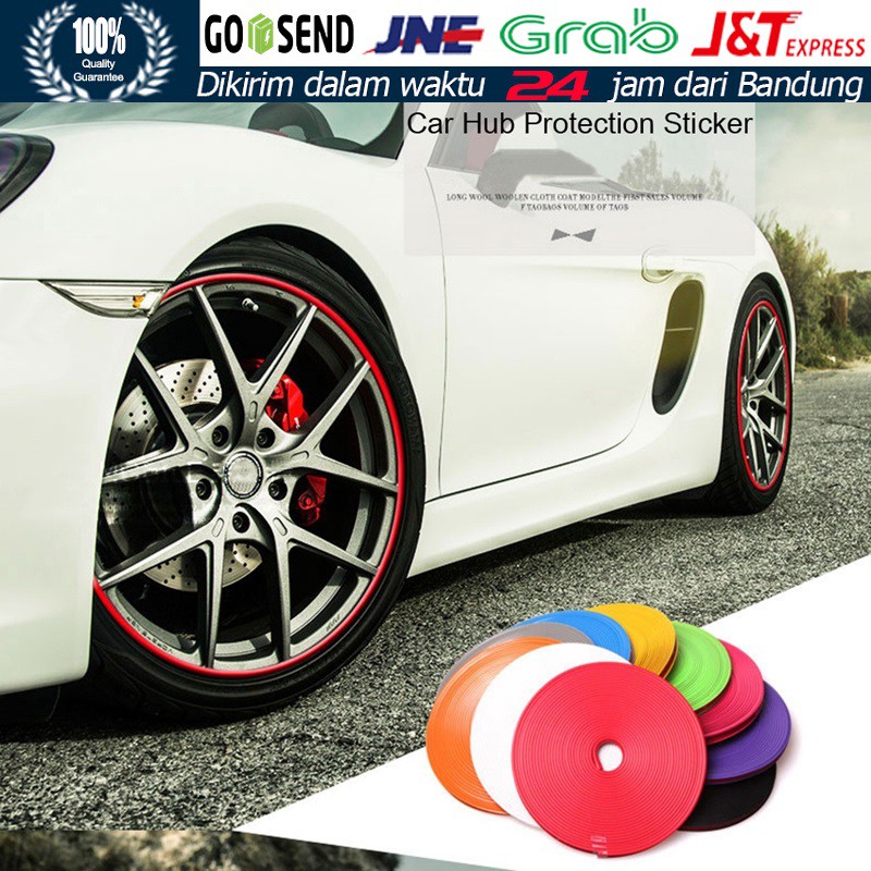 Jual 8 Meter Univesal Wheel Velg Protector Karet Trim Strip List Velg ...