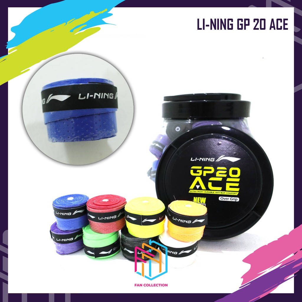 Jual LINING GP20 GP 20 ACE GRIP BADMINTON ORIGINAL | Shopee Indonesia