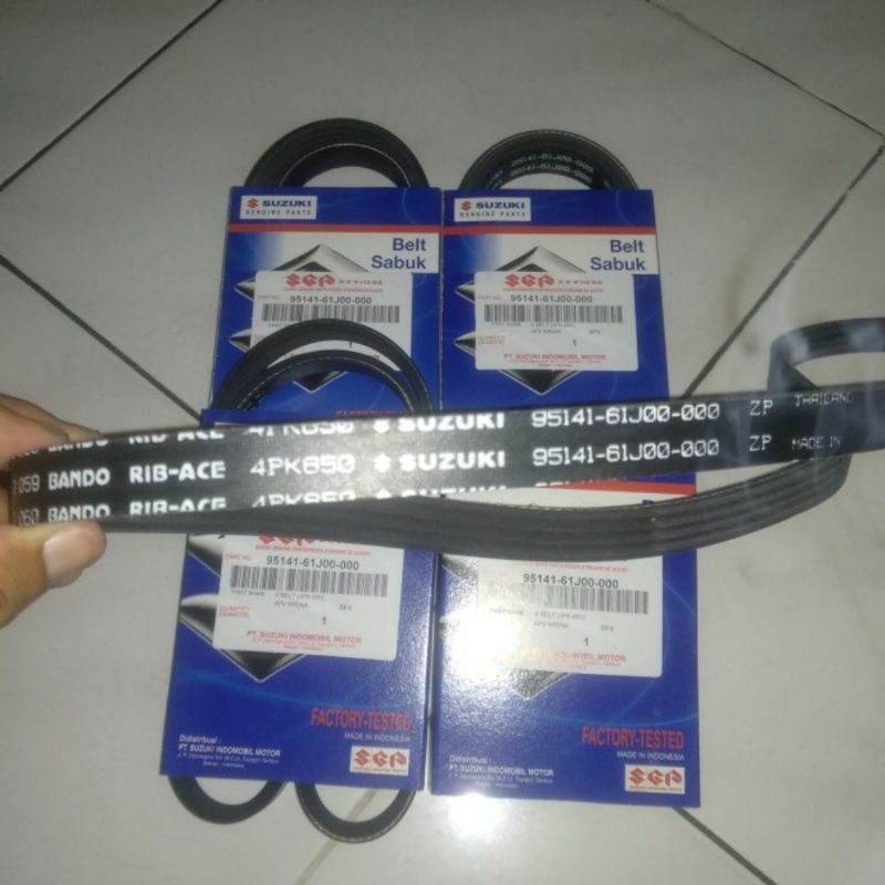 Jual vbelt V-Belt fanbelt tali kipas AC suzuki Katana great 4pk 850 original | Shopee Indonesia