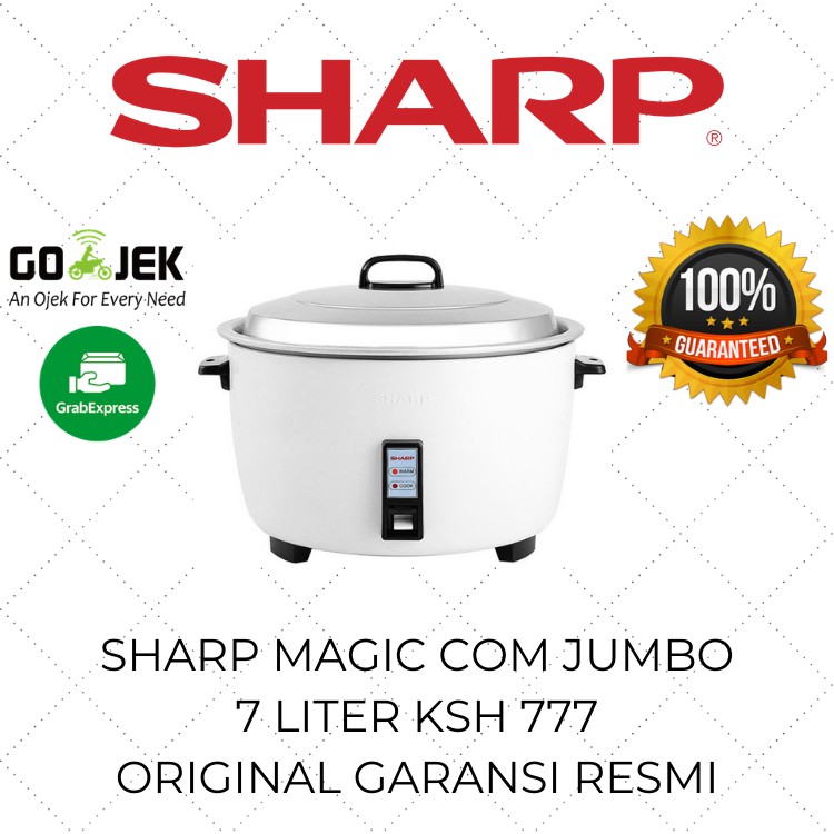 Jual Sharp Magic Com 7 Liter Digital KSH 777 / Rice Cooker Jumbo ...
