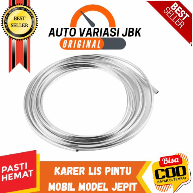 Jual LIST Moulding CHROME 6MM Mobil 1 Meter | Shopee Indonesia