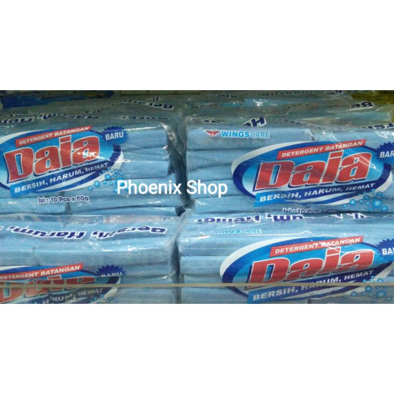 Jual DAIA SABUN CUCI BATANG DETERGENT BATANGAN 10x60g DETERJEN | Shopee ...