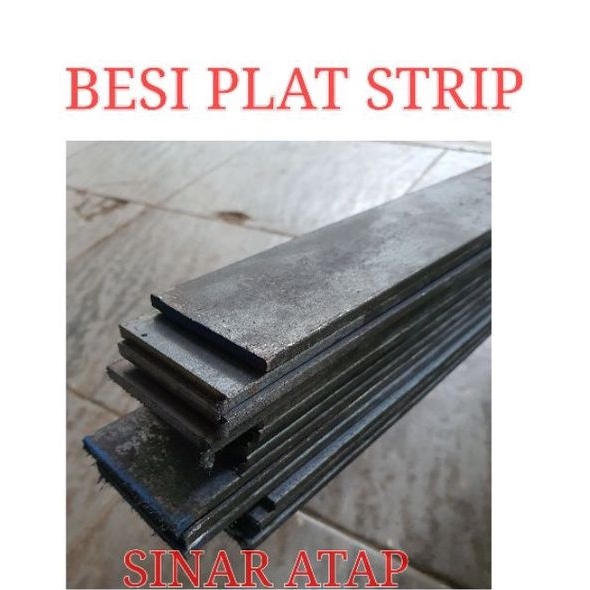 Jual BESI PLAT STRIP 5 x 50 ( 5 cm x 4.8 mm ) PANJANG 6 METER | Shopee ...