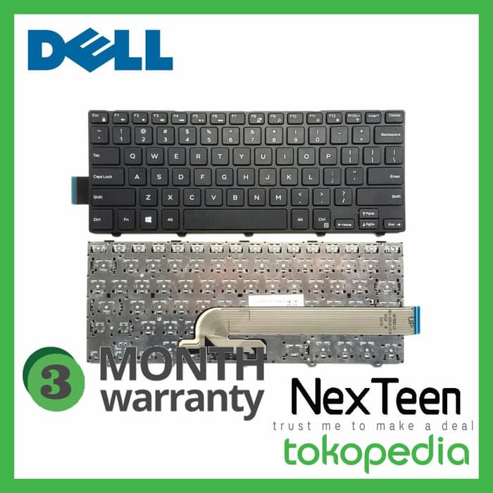 Jual ORIGINAL Keyboard DELL Inspiron 14 3000 14 3441 14 3442 14 5442 ...