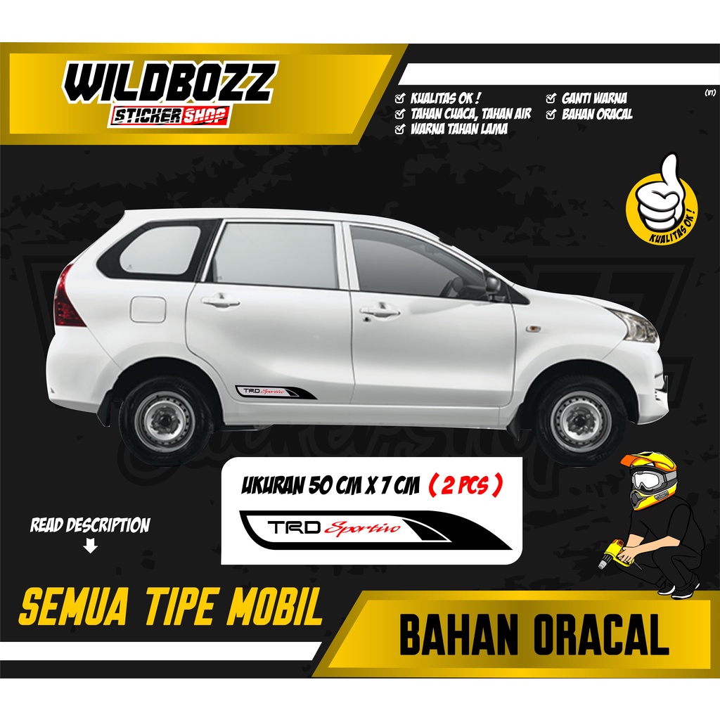 Jual sticker TDR untuk semua tipe mobil (v1) -wildbozz sticker ...