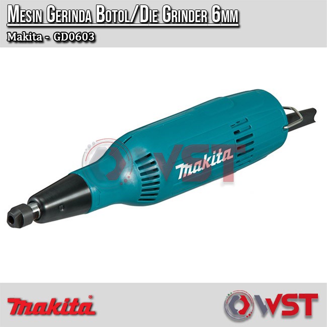 Jual Mesin Gerinda Botol 6mm MAKITA GD0603 - Die Grinder | Shopee Indonesia