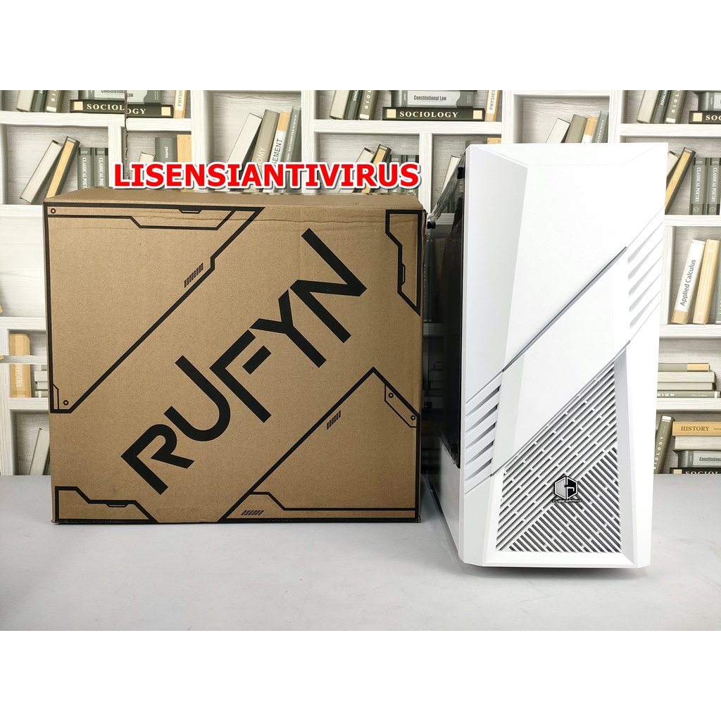 Jual Casing Gaming CubeGaming CUBE GAMING RUFYN WHITE ATX MATX TEMPER ...