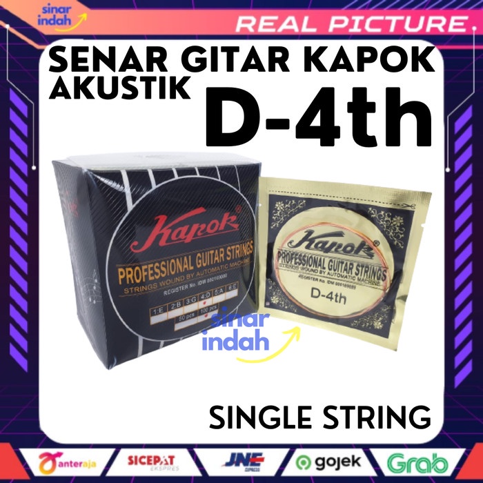 Jual Single String Senar Gitar Kapok Akustik Satuan No 4 Nada D ...