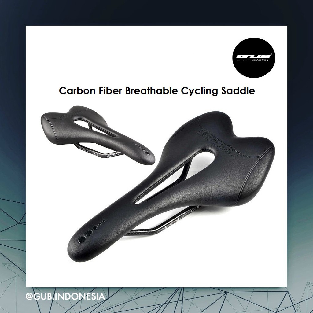 Jual GUB 1166 Ergo Pro Light Carbon Fiber Bike Saddle - Tempat Duduk ...