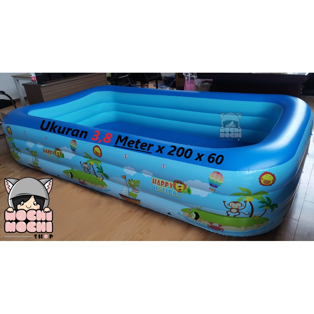 Jual Kolam SUPER EXTRA BESAR 380cm x 200cm x60cm EXTRA BESAR MOTIF 3 ...