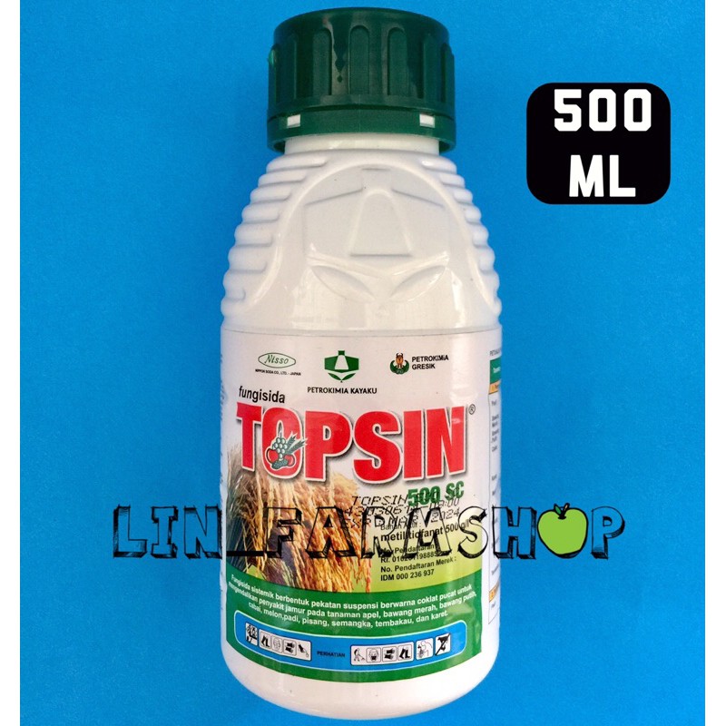 Jual TOPSIN 500 ML FUNGISIDA ( Metil Tiofanat 500 g/l ) | Shopee Indonesia
