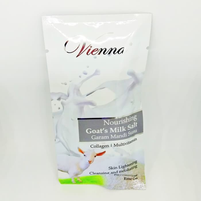 Jual Vienna Nourishing Goat's Milk Salt 35gr Garam Mandi Susu | Shopee ...