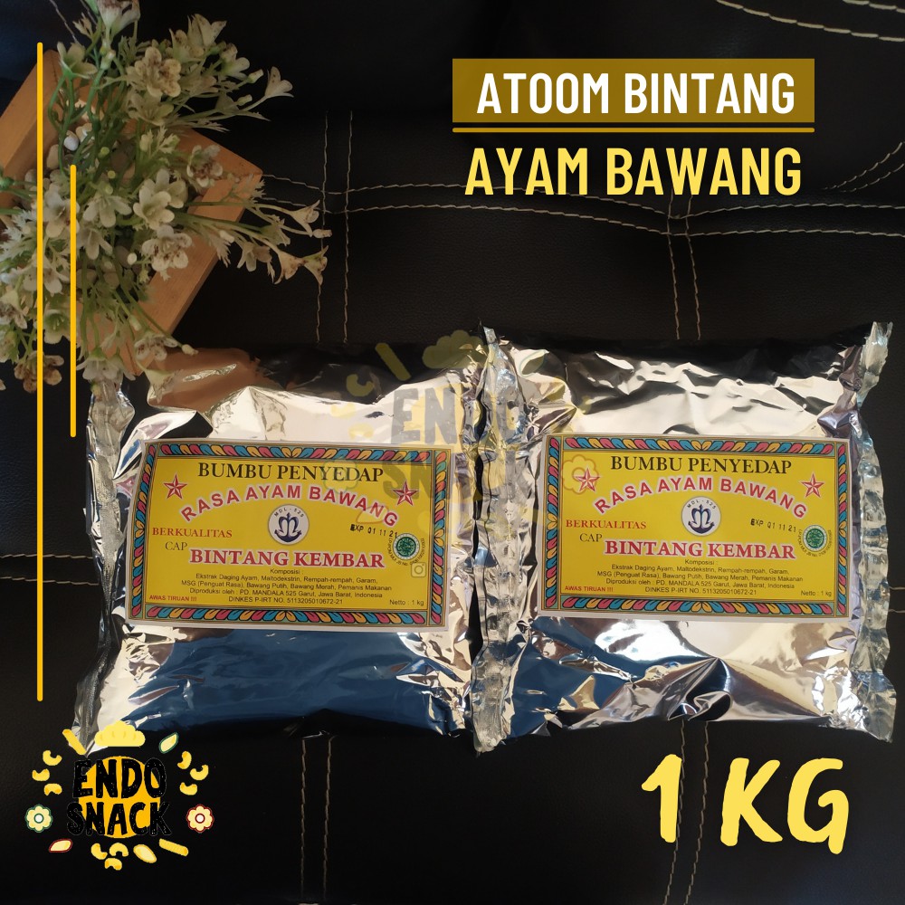 Jual 1 KG Bumbu ATOM BINTANG MDL-525 Bumbu Penyedap Rasa Ayam Bawang ...