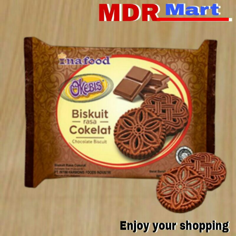 Jual OKEBIS inafood biskuit coklat 300gr | Shopee Indonesia