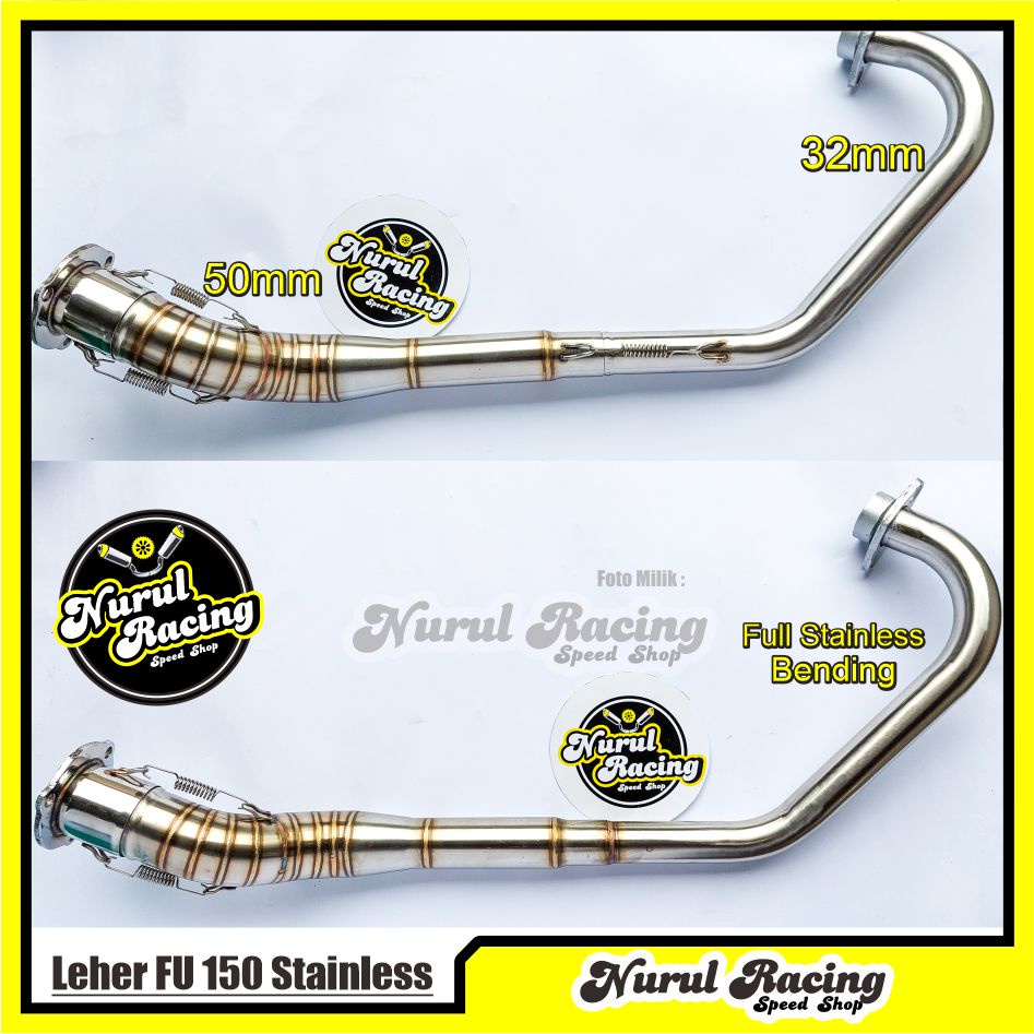 Jual Leher Knalpot Satria FU PnP Silencer Original Full Stainless ...