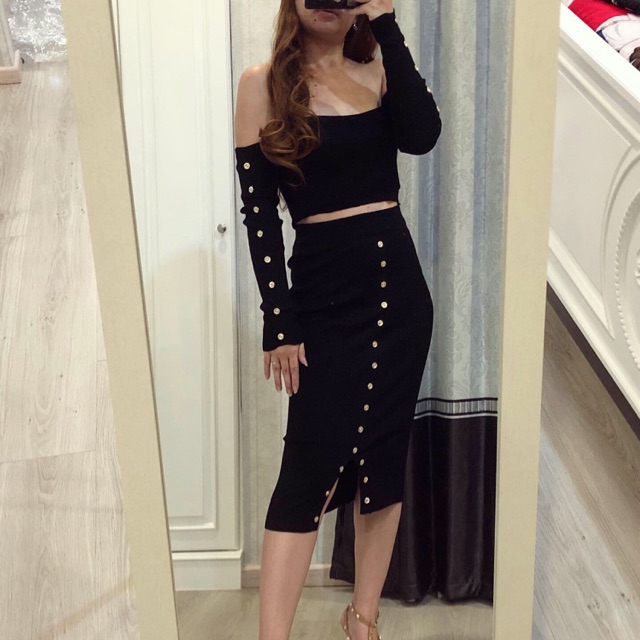 Jual LUXE set rajut ( sabrina + rok) | Shopee Indonesia