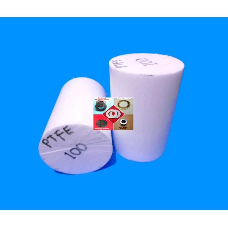 Jual PTFE Rod ( Teflon Batangan ) Tebel 75mm x 10CM | Shopee Indonesia