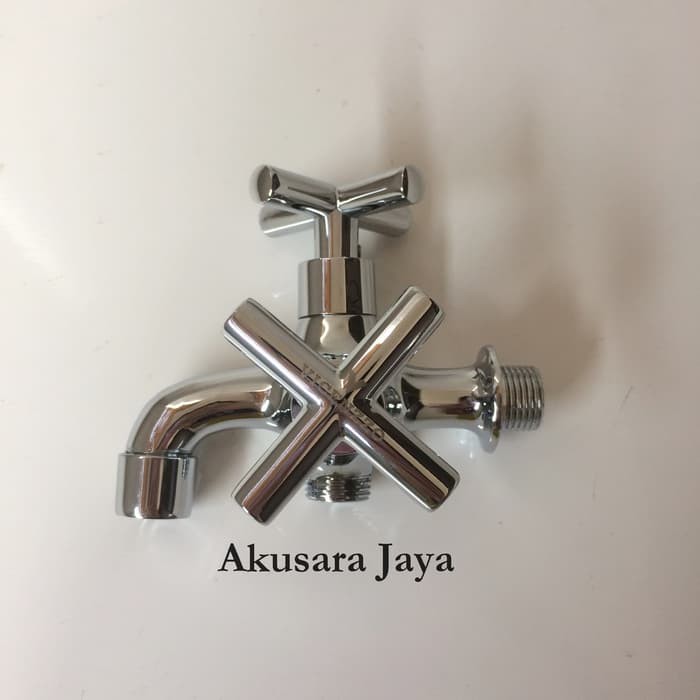 Jual Kran Cabang Kran Double Baling KUNINGAN Vicenzo | Shopee Indonesia