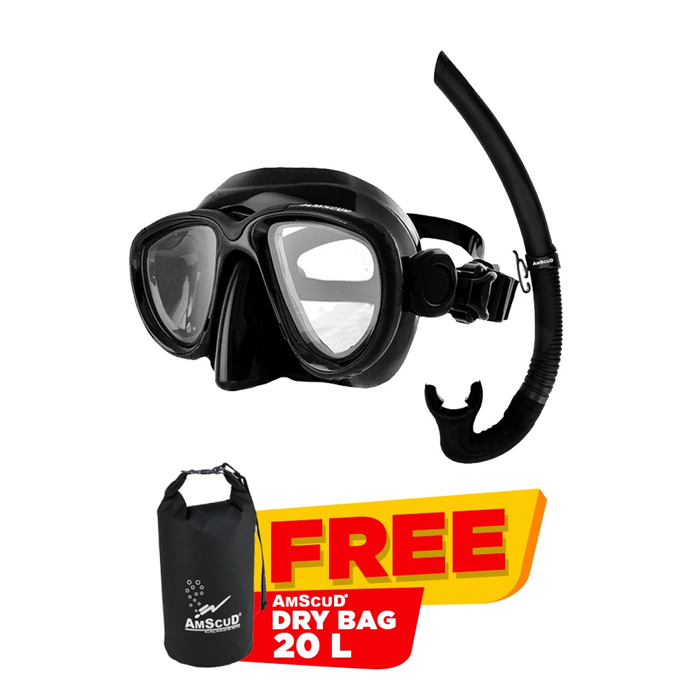 Jual OBRAL MURAH !! Combo Mask AmscuD Pirate - Alat Snorkeling ...