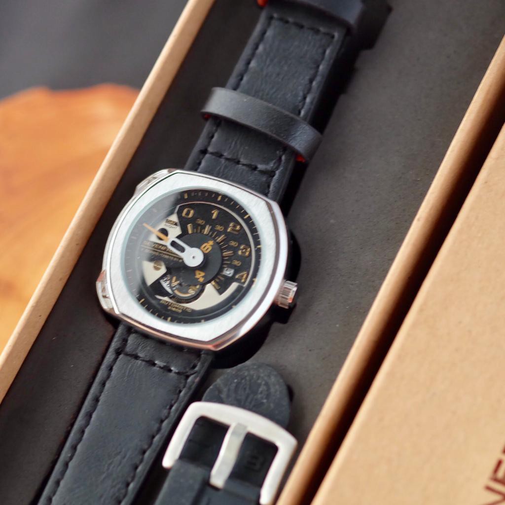 Jual Jam Tangan Pria Wanita Analog Sevenfriday Super Tanggal Tali Kulit ...