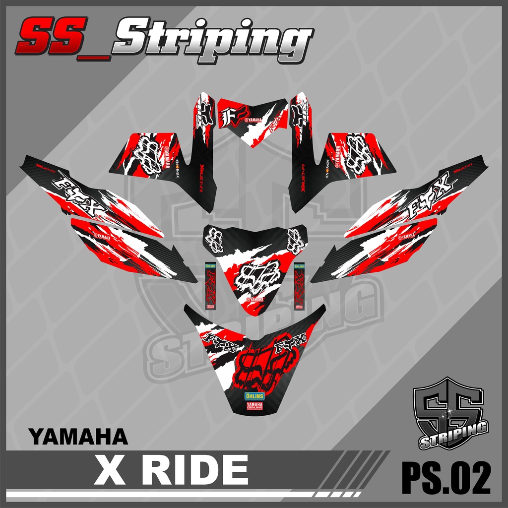 Jual Decal Sticker Full Body X Ride - Sticker Full Body X Ride Motif ...