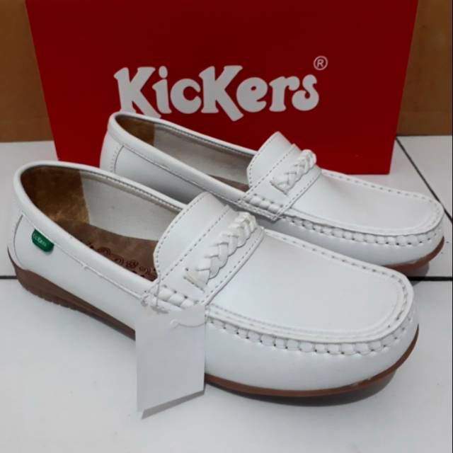 Jual Sepatu Cewek Wanita Kickers Casual Flat Slip On Formal Casual ...
