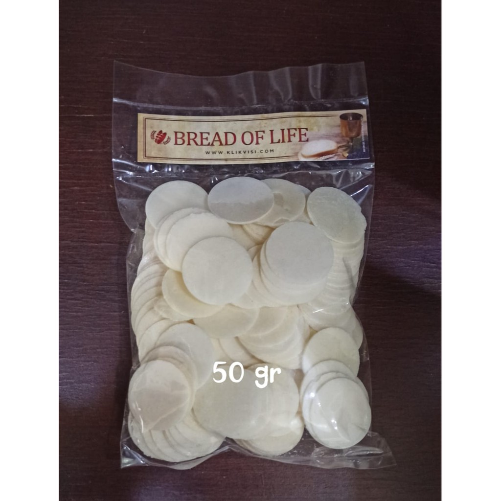 Jual Hosti | Roti perjamuan kudus - isi 50 gr | Shopee Indonesia