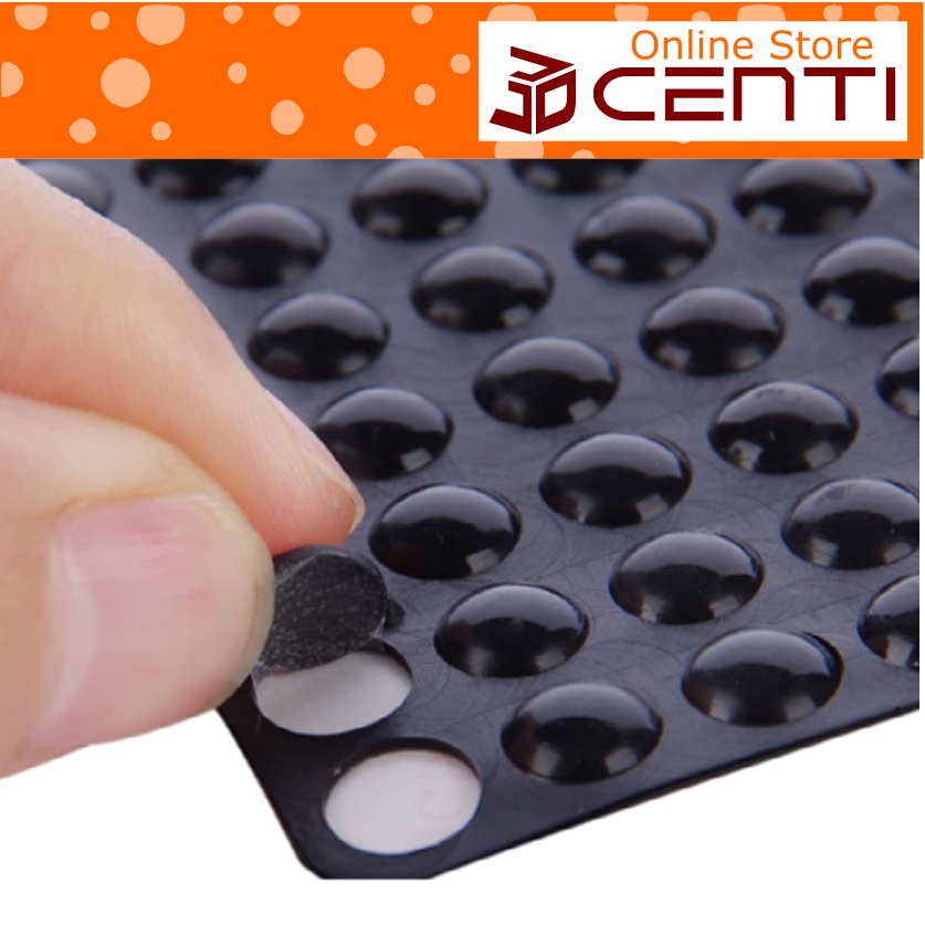 Jual Rubber feet bulat Pengganjal Karet Kaki Meja anti slip tempel ...